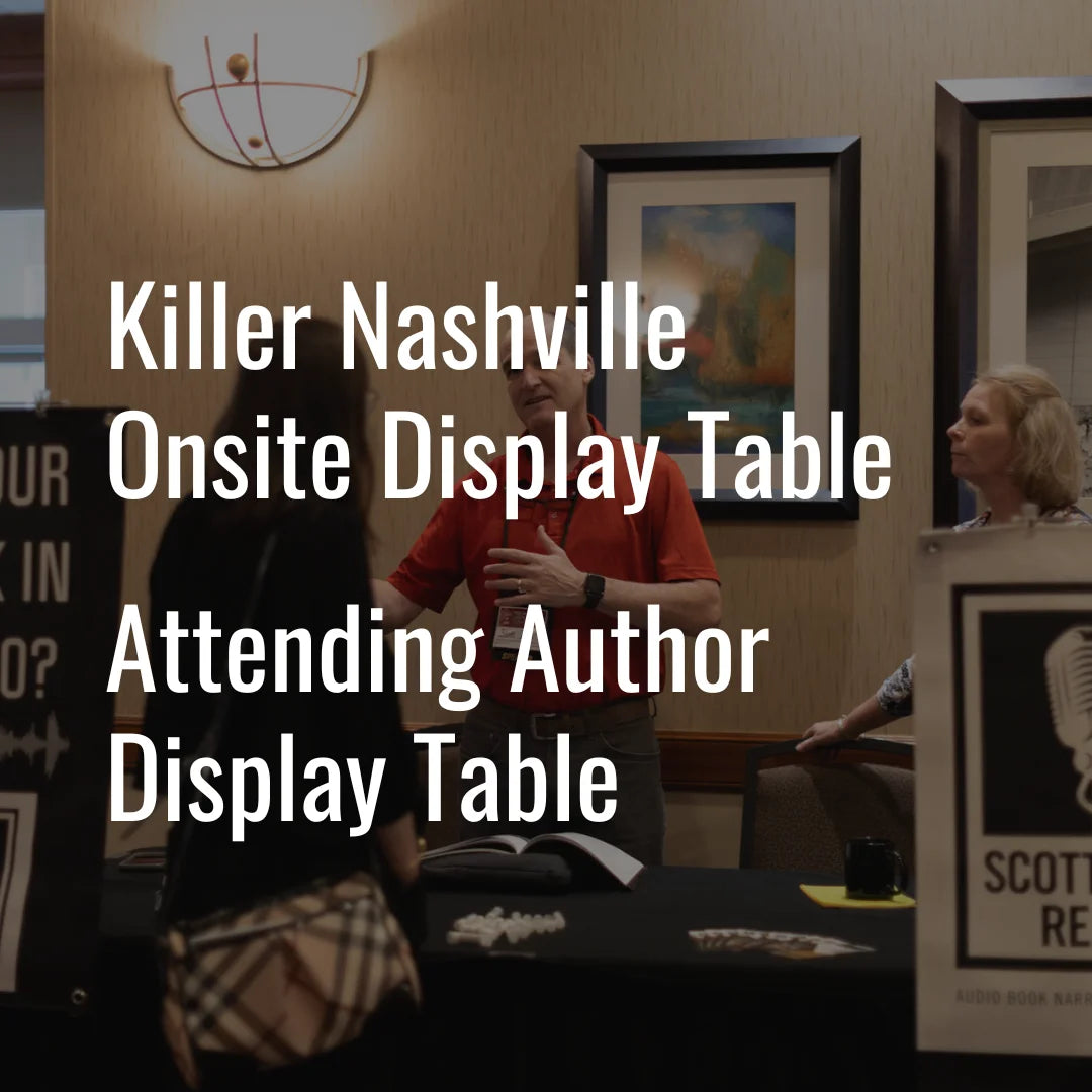 2026 Killer Nashville Onsite Display Table - Attending Author Display – KillerNashville